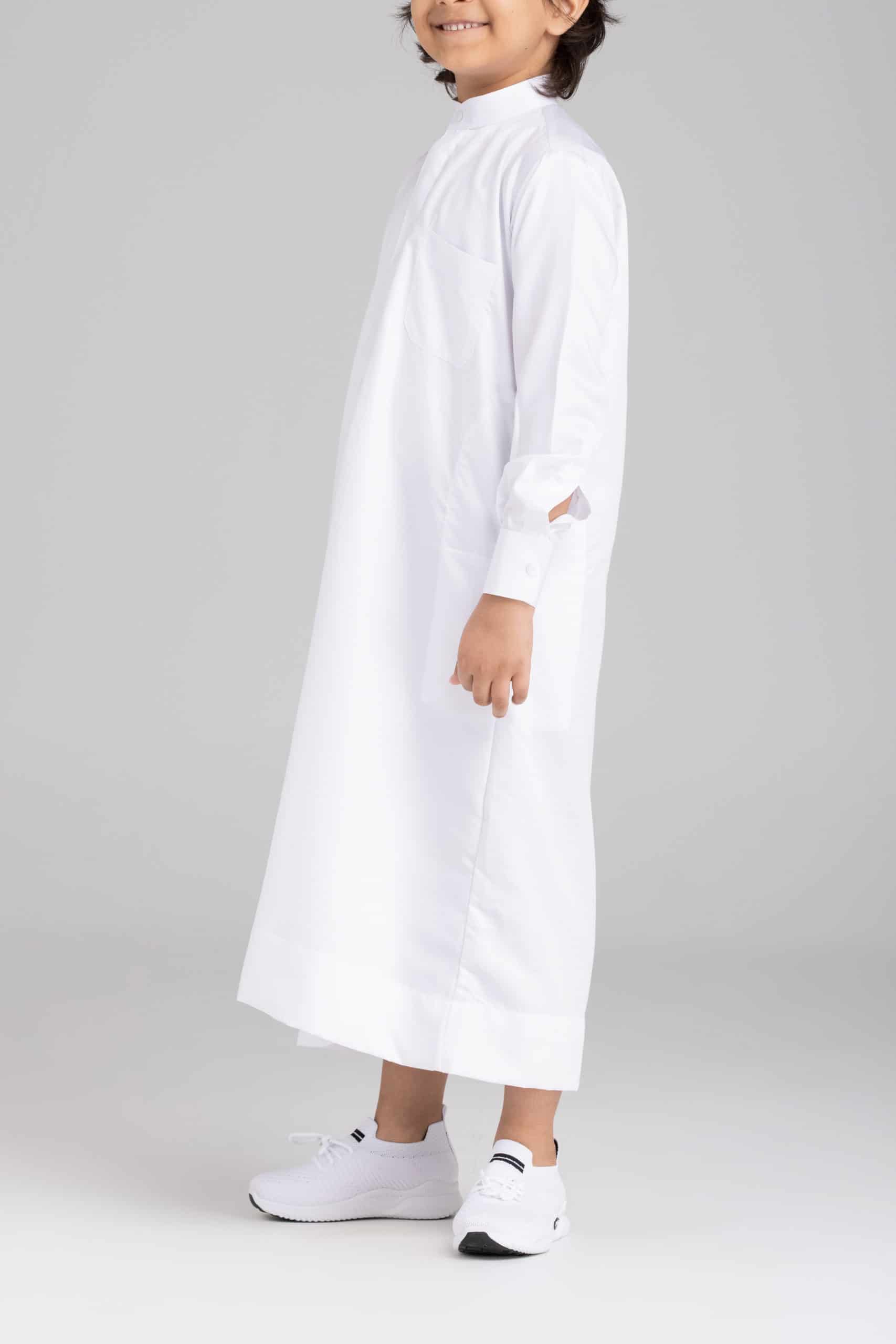 Kids Qatari – Noir - L Atelier | www.qamis-homme.com