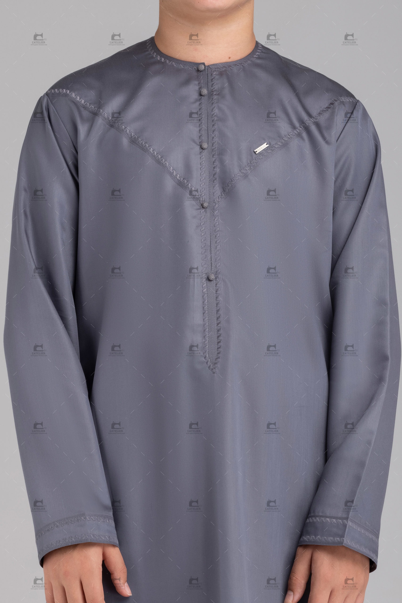 Kids Qatari – Blanc - L Atelier | www.qamis-homme.com